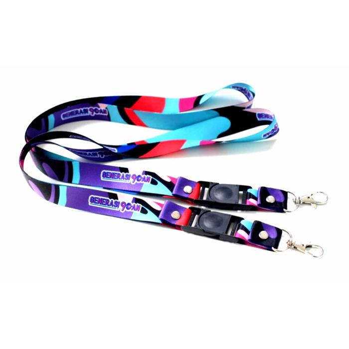 Jual CUSTOM LANYARD TALI ID CARD - GANTUNGAN TALI NAME TAG - 2 Sisi ...