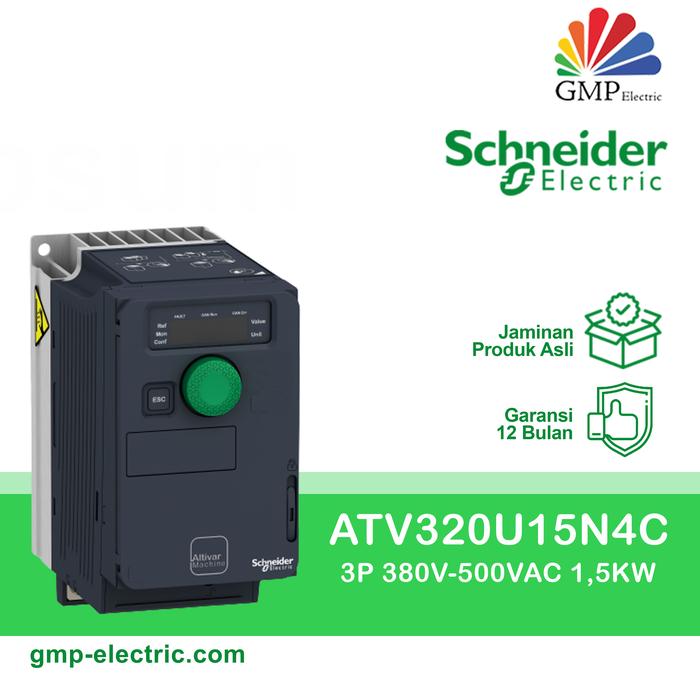 Jual ATV320U15N4C Variable Speed Drive (Inverter) Schneider 3P 380V 1 ...