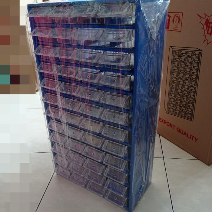 Jual rak komponen raaco isi 48 / racco 48 / tempat spare part komponen ...