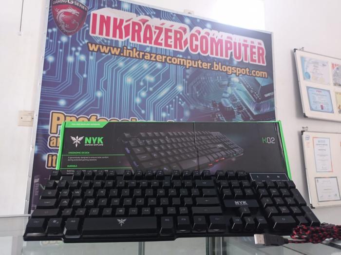 Jual Keyboard Gaming NYK K-02 / K02 / K 02 Black Only - Kab. Kediri ...
