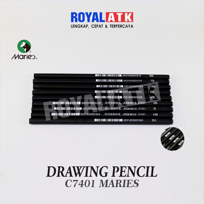 Jual Maries Drawing Sketch Pencil / Pensil Gambar Sketsa Maries C7401 ...