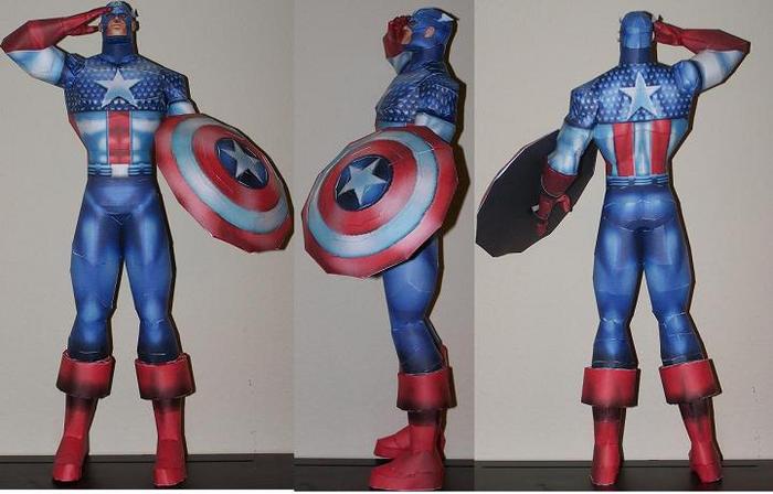 Jual Marvel Universe Captain America Papercraft - Kab. Bekasi ...