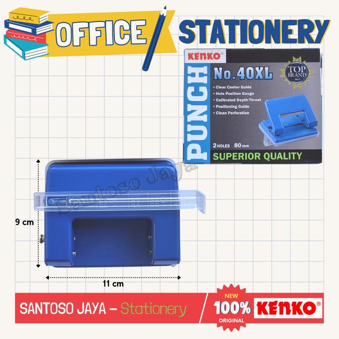 Jual Pembolong Kertas KENKO No. 40XL - Hole Punch 2 Holes 80mm ...