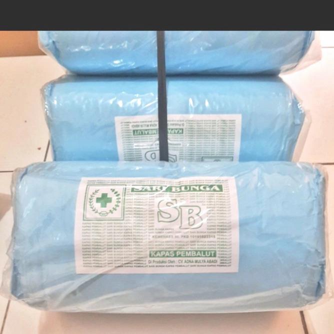 Jual Kapas Pembalut 500 gram Kapas Gulung 500 gr Kapas 500 gr Sari ...