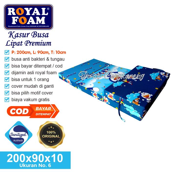Jual Kasur Busa Lipat Royal Foam D16 Ukuran No 6 200x90x10 Tebal 10 cm ...