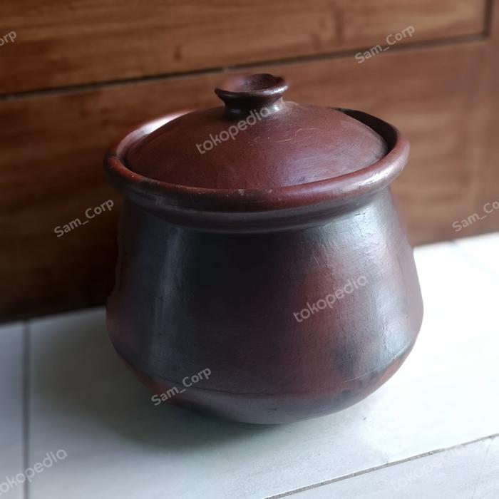Jual KUALI GERABAH TANAH LIAT D 24 CM KWALI TRADISIONAL TEMBIKAR JAWA ...