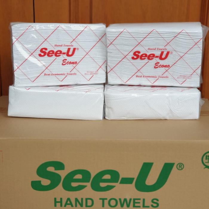 Jual 1 DUS TISSUE SEE-U HAND TOWEL MULTIFOLD ECONO RED - Jakarta Barat ...