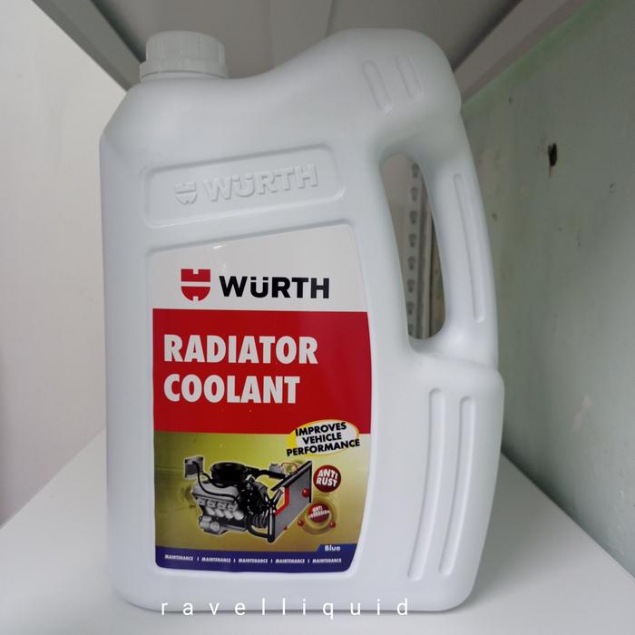 Jual WURTH Radiator Coolant Biru 5L air radiator coolant pendingin ...