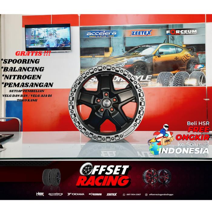 Jual Velg mobil Racing WOLWAL HSR R18 EXPANDER,RUSH,TERIOS,ALMAZ - Kota ...