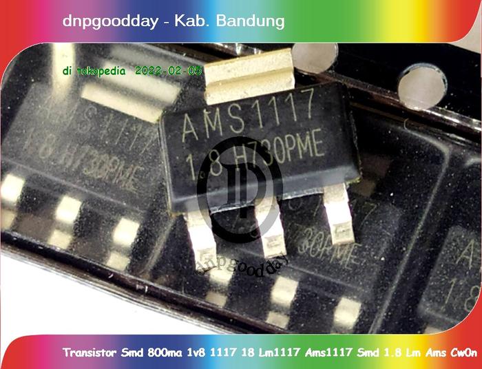 Jual Transistor Smd 800ma 1v8 1117 18 Lm1117 Ams1117 Smd 1.8 Lm Ams ...
