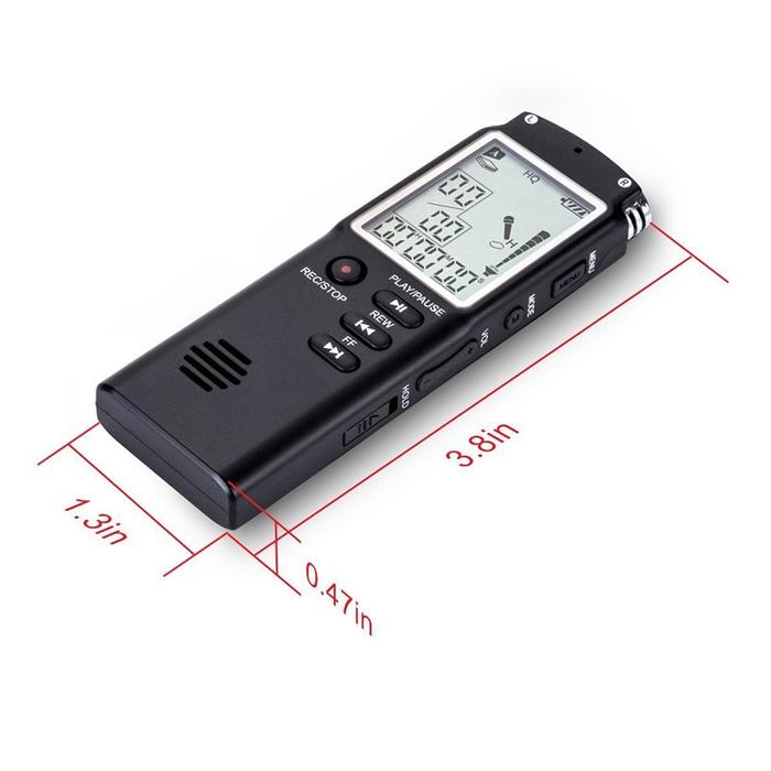 Jual Perekam Suara Model Remote Portable Digital Voice Recorder 8gb ...