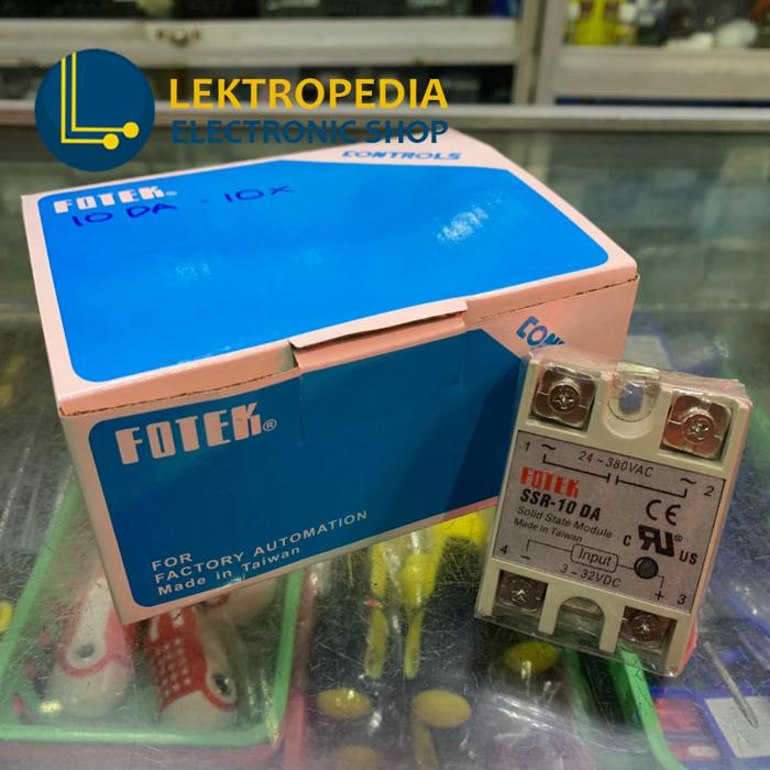 Jual SSR 10DA Fotek Solid State Relay 10 DA Ampere 10A SSR10DA - Kota Semarang - Lektropedia ...