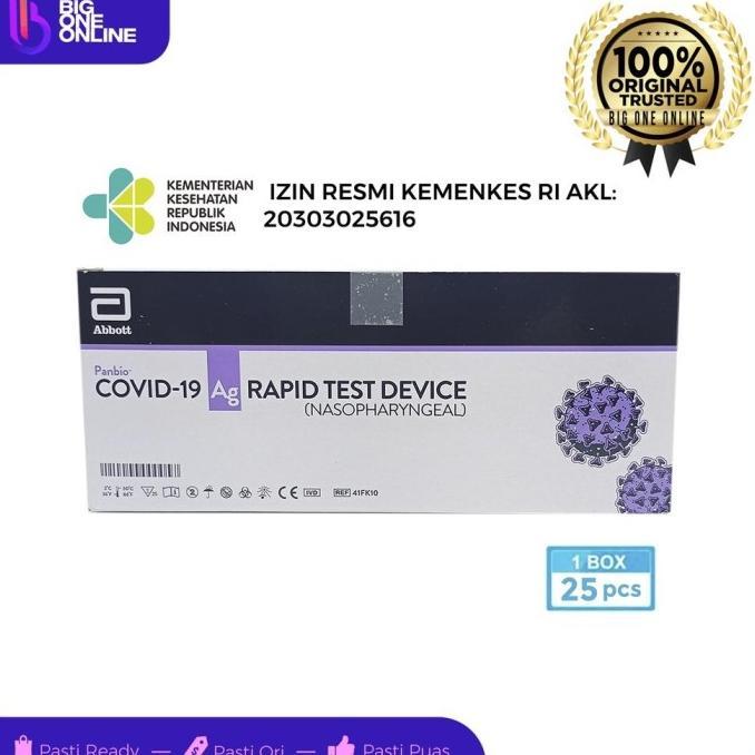 Jual Abbott Panbio Nasal & Nasofaring Rapid Test Swab Antigen (Box Isi ...