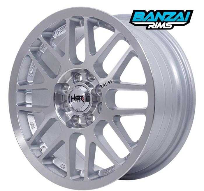 Jual Velg mobil ring 15 RAI S1 HSR pcd 4x100-4x114 Velg mobil racing ...