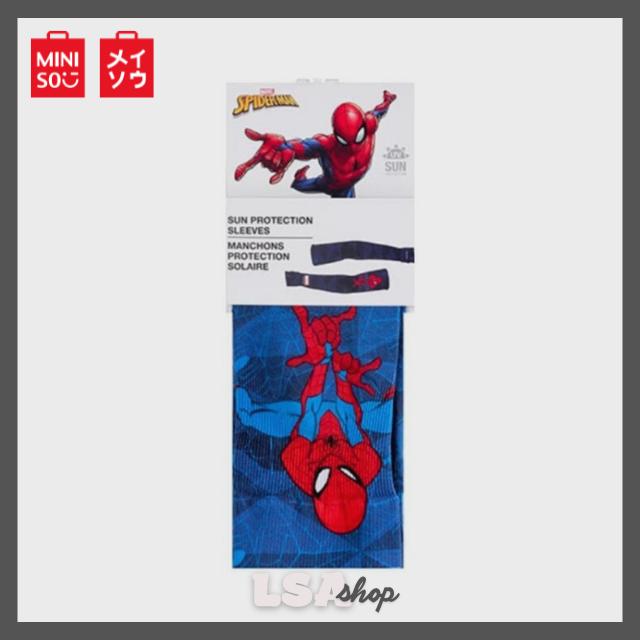 Jual MINISO Marvel Sun Protection Sleeves Spider Man (Blue) - Jakarta ...