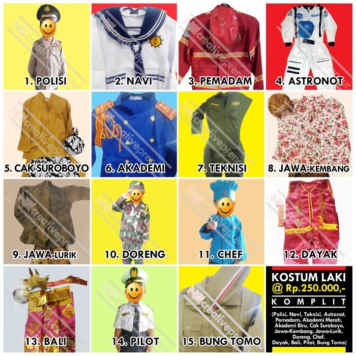 Jual ECER PAKAIAN KOSTUM BAJU PROFESI / BAJU ADAT / BAJU DAERAH ANAK TK ...