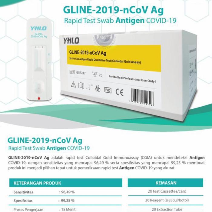 Jual RAPID TEST yhlo isi 20 antigen - Kota Bandung - altimed | Tokopedia