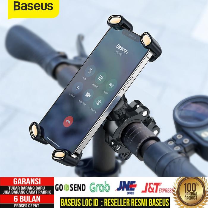 Promo BASEUS PHONE HOLDER SEPEDA MOTOR BICYCLE BIKE MOTORCYCLE ...
