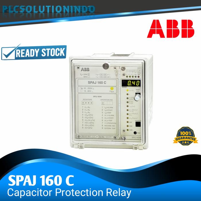 Jual ABB SPAJ 160 C Capacitor Protection Relay - Kab. Mojokerto ...