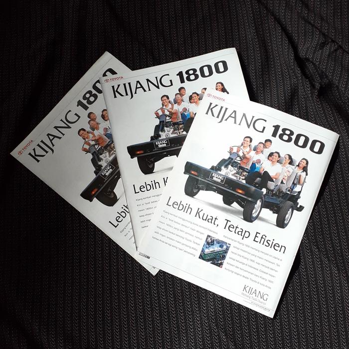 Jual Iklan Mobil Toyota Kijang 1800 - A4 - Kota Malang - Kertas Abc ...