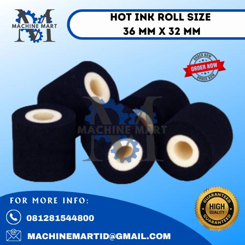 Jual Tinta Coding Hot Ink Roll 32 x 36 Hitam Mesin Coding Expired Date ...