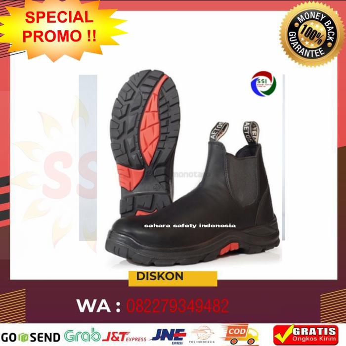 Jual Sepatu Safety / Safety Shoes Aetos Copper Elastis Sided 813012 ...
