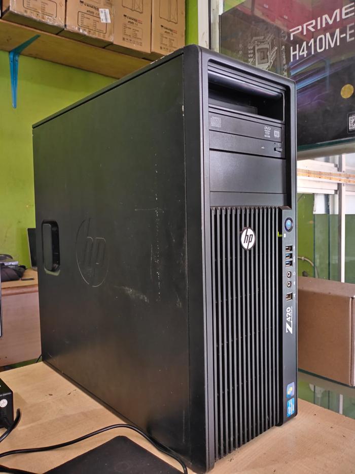 Jual PC SERVER HP Z420 INTEL XEON E5-1620 V2 RAM 8GB HDD 1TB NVIDIA ...