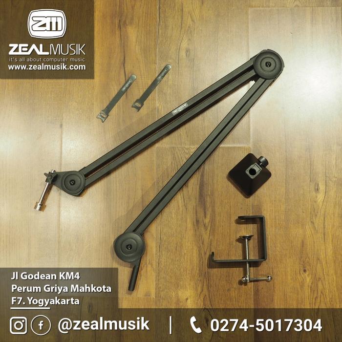 Jual Recording Tech Premium RT400 Arm Stand Mic Jepit Meja PROFESIONAL ...