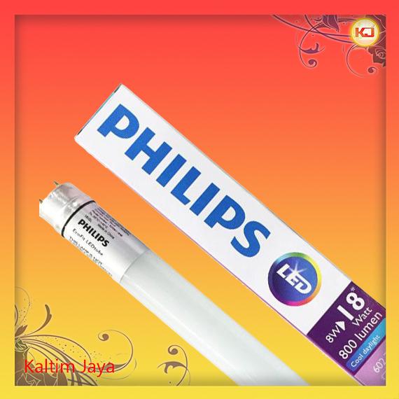 Jual Lampu TL LED Philips T8 Ecofit LEDtube 8W / 765 Neon 8 watt 8-18W - Kota Balikpapan ...