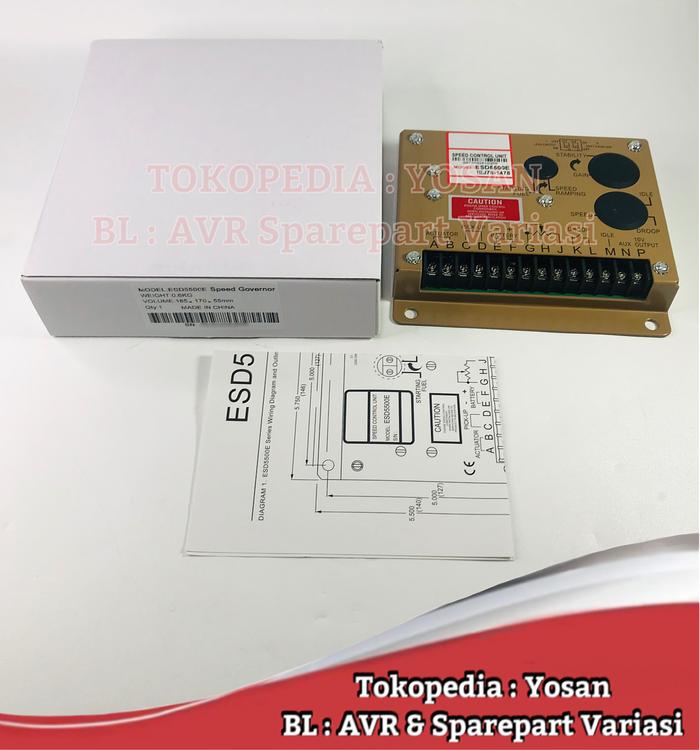 Jual ENGINE SPEED CONTROL ESD5500E ESD5500 / GOVERNOR GENSET ESD 5500E ...