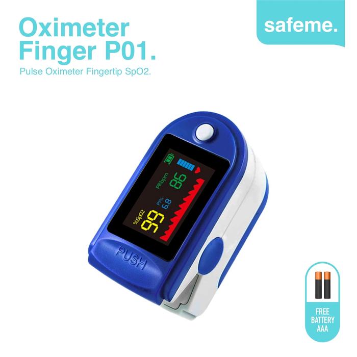 Jual Oximeter Fingertip Alat Pengukur Saturasi Oksigen SpO2 Oxymeter ...