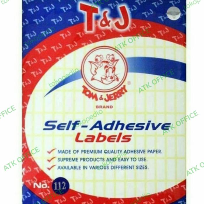 Jual Stiker labels 112 Tnj Label Tom and jerry - Jakarta Utara ...