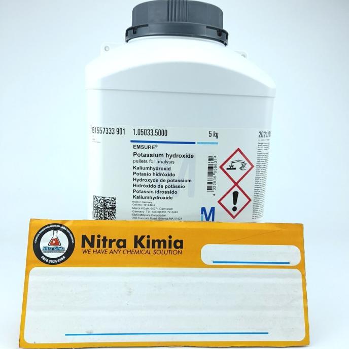 Jual KOH Merck/Potassium Hidroxide/Kalium Hidroksida/Kalium Hidrokside ...