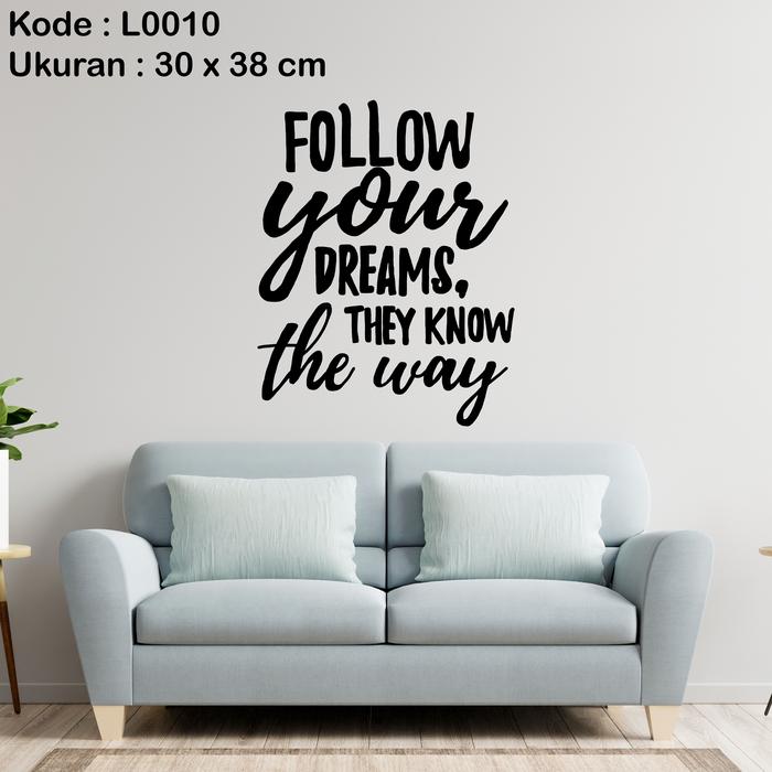 Jual Sticker Cutting Dinding / Kantor / Rumah / Ruang Tamu L0010 ...
