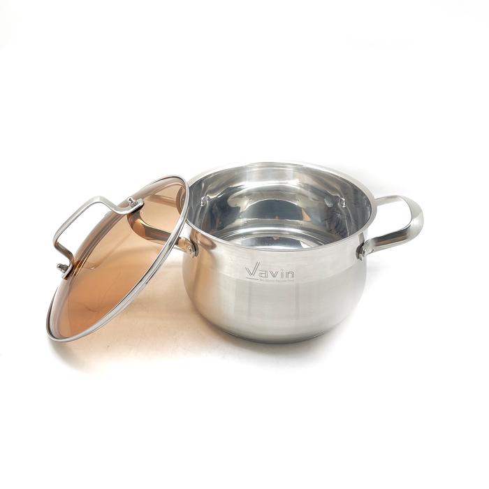 Jual TAPO COOKING POT PANCI MASAK KUAH STAINLESS TEBAL 20-22-24CM SUS ...