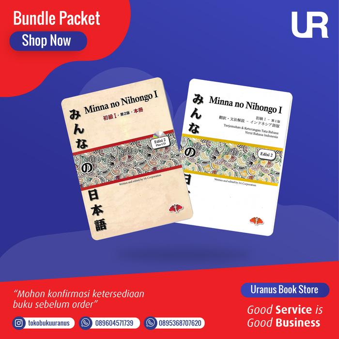 Jual Bundle Minna 1 Edisi 2 dan Minna 1 Edisi 2 plus CD (10%) - UR ...