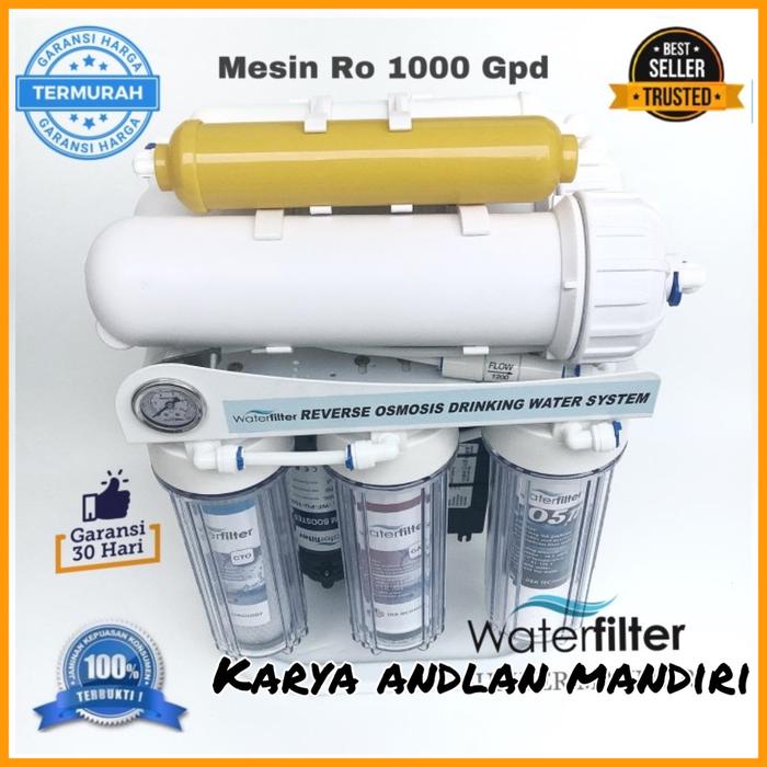 Jual mesin ro 1000 gpd Mesin Reverse osmosis 1000 gpd 5 step Mesin air ...