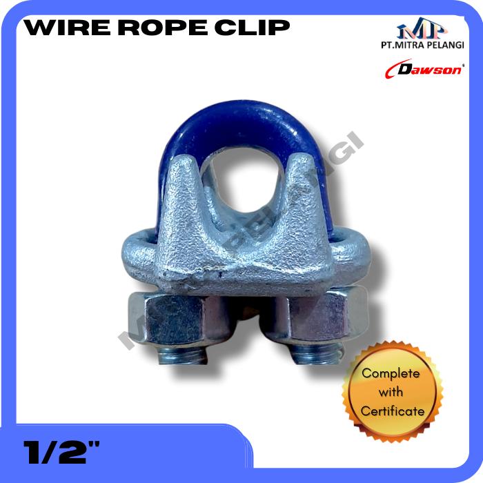 Jual Wire Clip / Klem Sling Kuku Macan 1/2 inch - 12mm inch Dawson ...