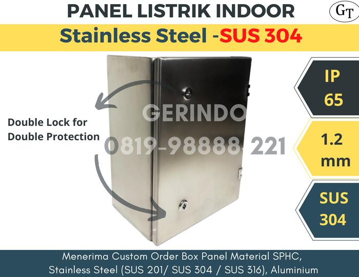 Jual Box Panel Stainless Indoor 1000x600x300mm SUS304 1.2mm DOFF GT ...