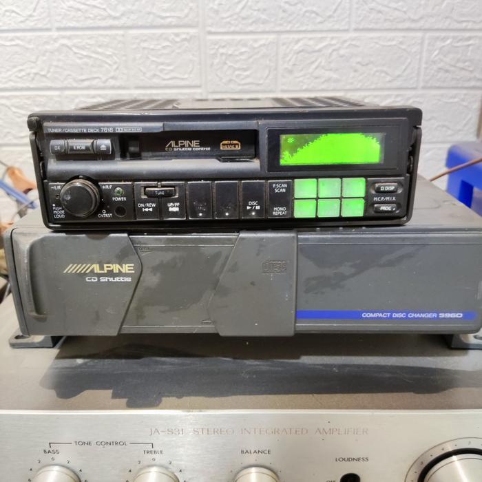 Jual tape alpine classic 7618 + cd player normal - Kota Bandung ...