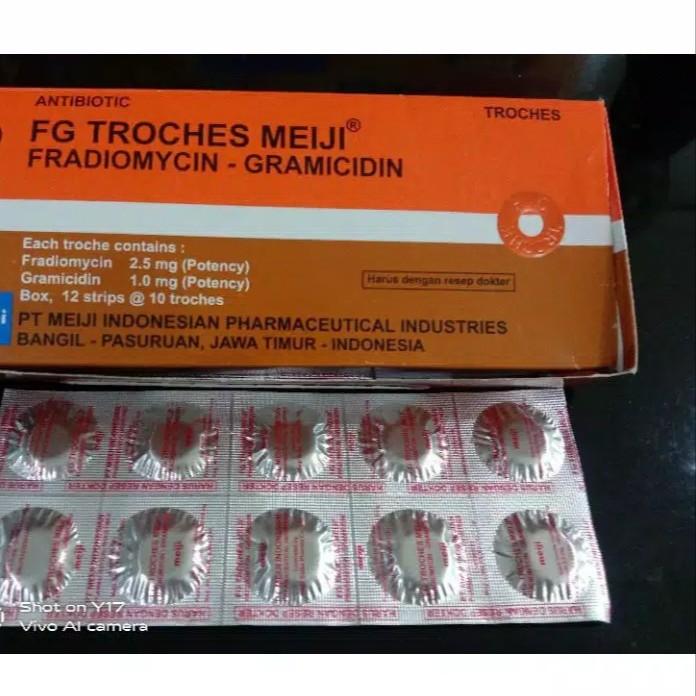 Jual FG TROCHIES MEIJI OBAT RADANG TENGGOROKAN 10 TABLET - Kab. Bandung ...