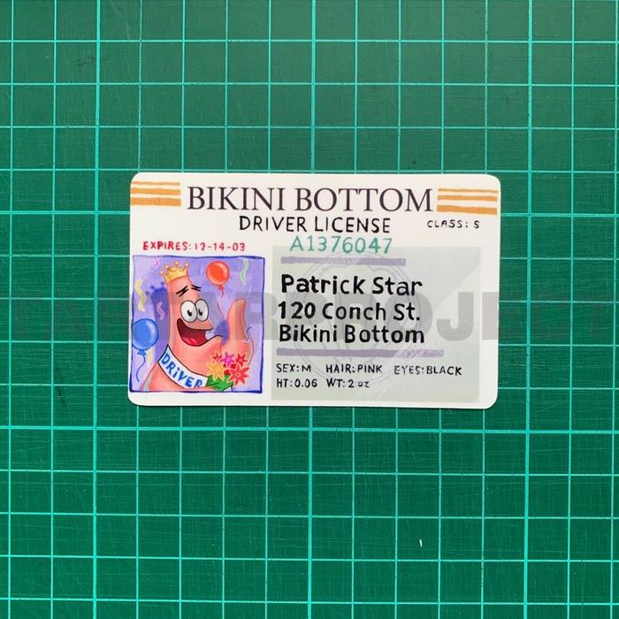 Promo SKIN / STICKER KARTU ATM / E MONEY / FLAZZ - PATRICK DRIVING ...