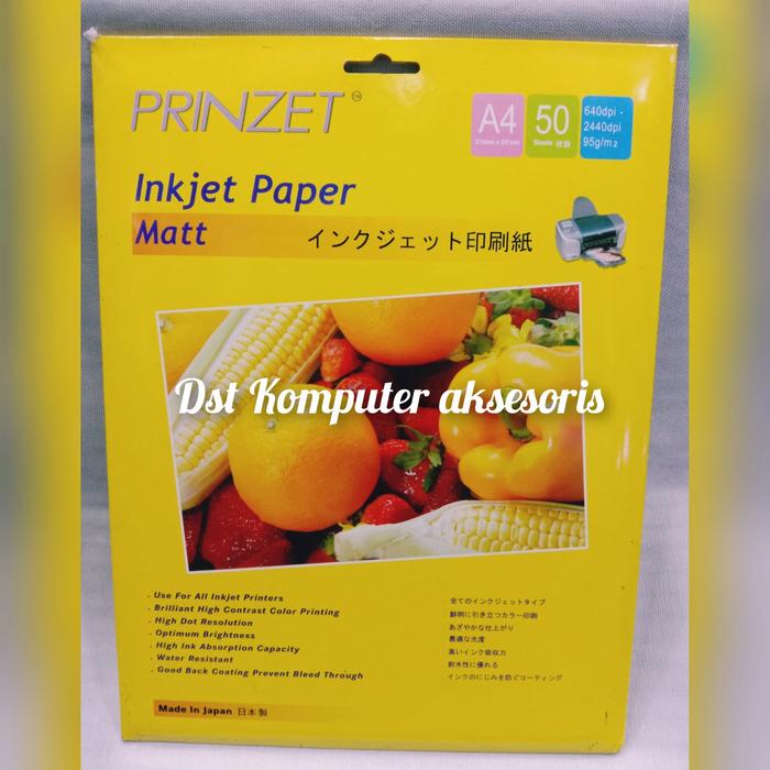 Jual INKJET PAPER PRINZET A4 Matt - Jakarta Pusat - DST Komputer ...