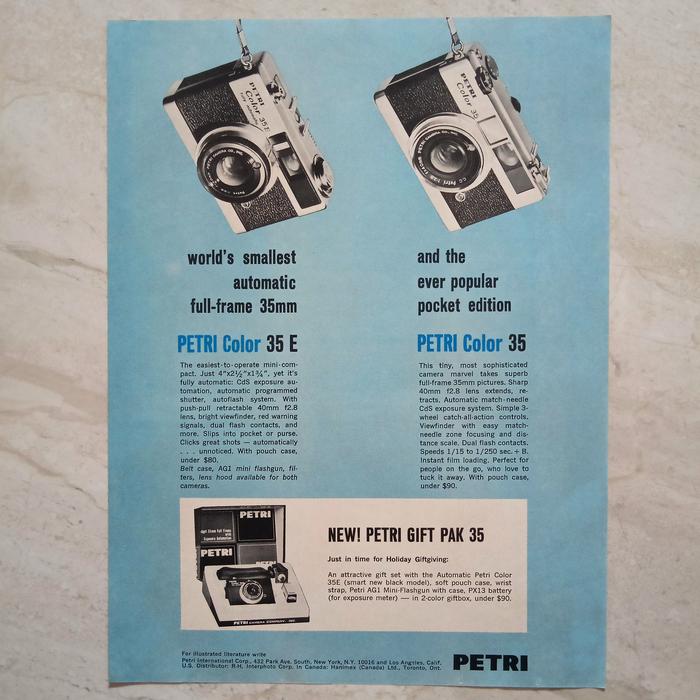 Jual Iklan Jadul Kamera MIRANDA PETRI TOPCON Analog SLR Lawas Vintage ...