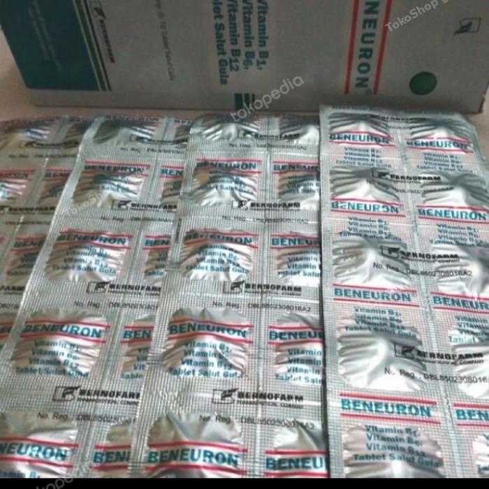 Jual Beneuron vitamin B1,B6,B12 perstrip isi 10tablet - Jakarta Utara ...