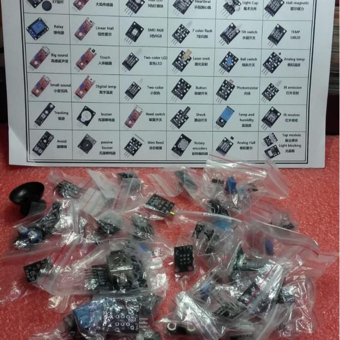 Jual 37 in 1 Sensor Kit for Arduino Sensor Arduino lengkap 37 - Kota ...