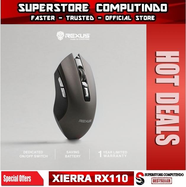 Promo Rexus RX110 / RX-110 Xierra Professional Wireless Gaming Mouse ...