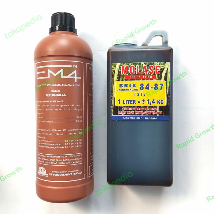 Jual PAKET : EM4 Peternakan 1L + Molase 1 L ( 1.400 gr ) - Kota Bekasi ...