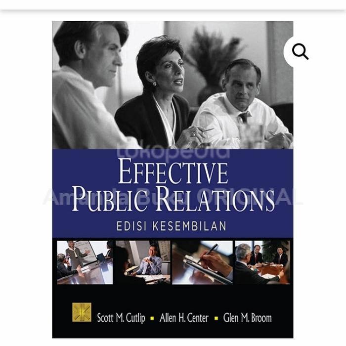 Jual ORIGINAL Effective Public Relations edisi 9 Scott Cutlip Center ...