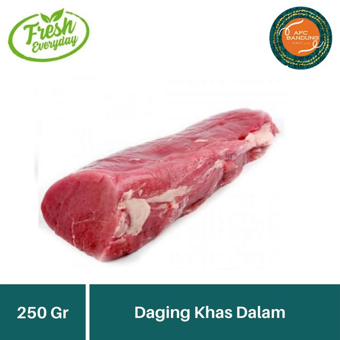 Jual Daging Sapi KHAS DALAM Utuh 250gr Beef Tenderloin Utuh 250gr ...